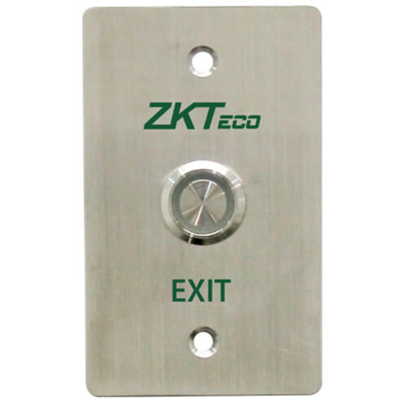 Pulsador metálico con luz Led EB102 de ZKTeco